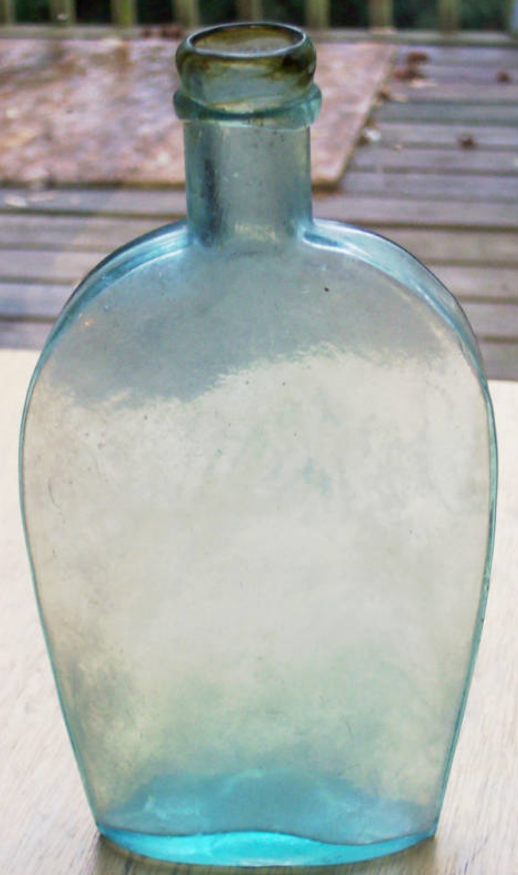 Fahnstock, Albree and Company flask - Historic Glasshouse